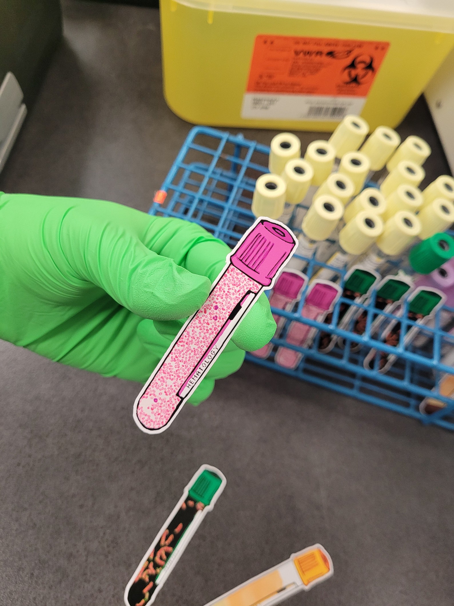 Blood Tube Sticker Waterproof Laptop Water Bottle Vinyl Sticker - Etsy