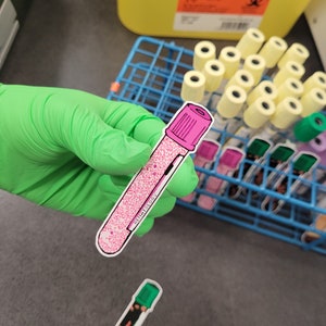 Blood Tube Sticker | Waterproof Laptop Water Bottle Vinyl Sticker - Etsy