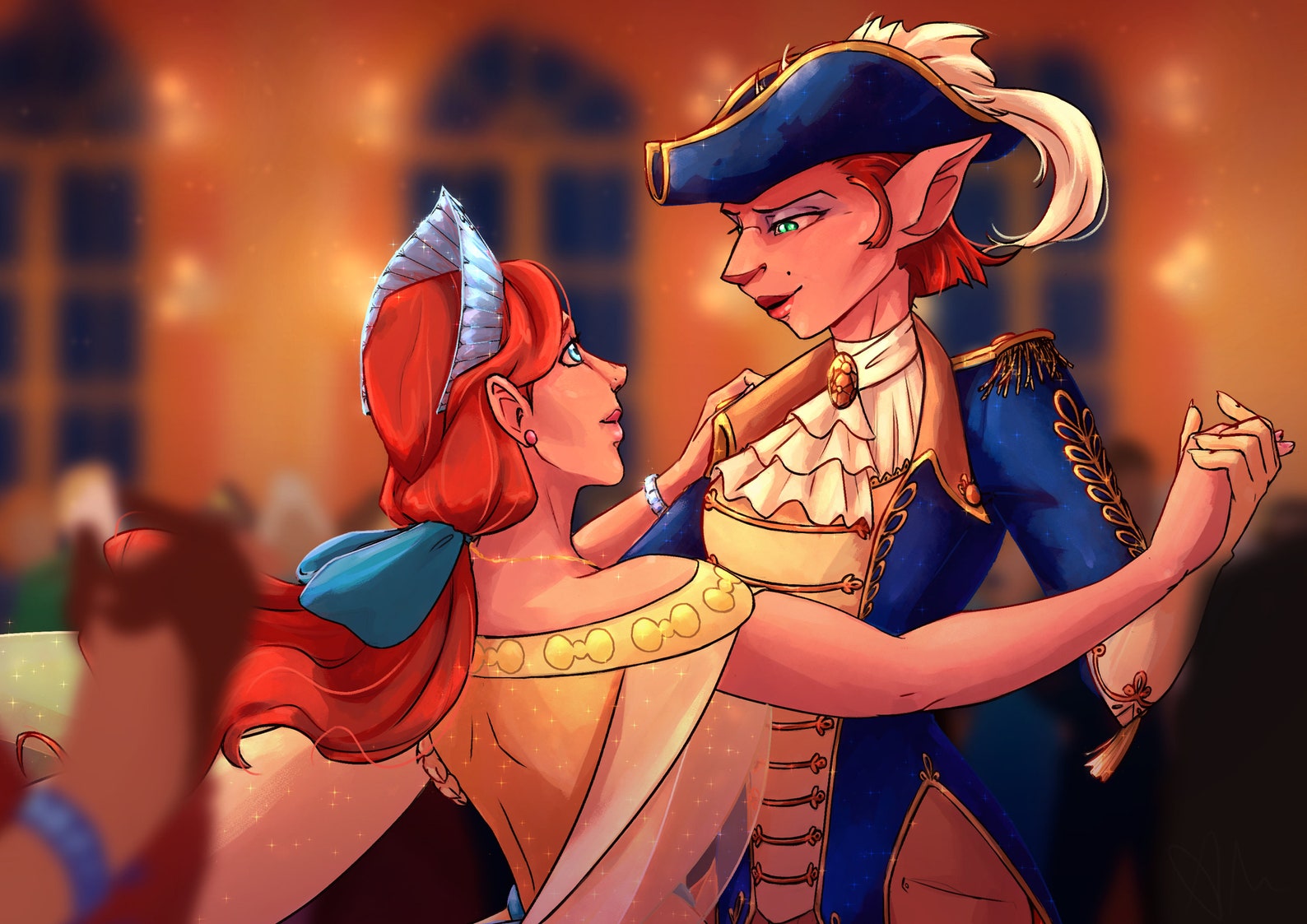 Anastasia Captain Amelia Treasure Planet Dance Crossover Print A5 - Etsy