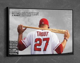 Baseball Canvas Poster - Etsy