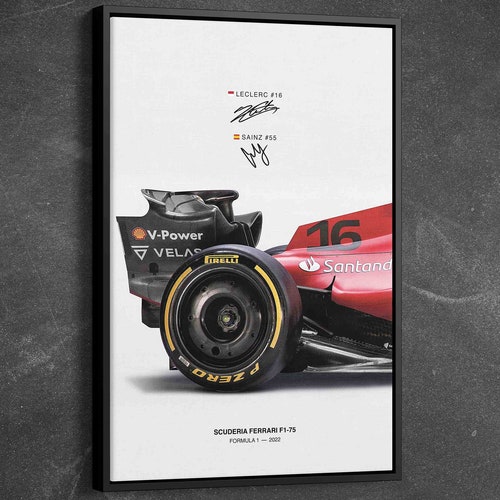 Ferrari F1-75 2022 Formula 1 Poster Ferrari F1 Poster - Etsy