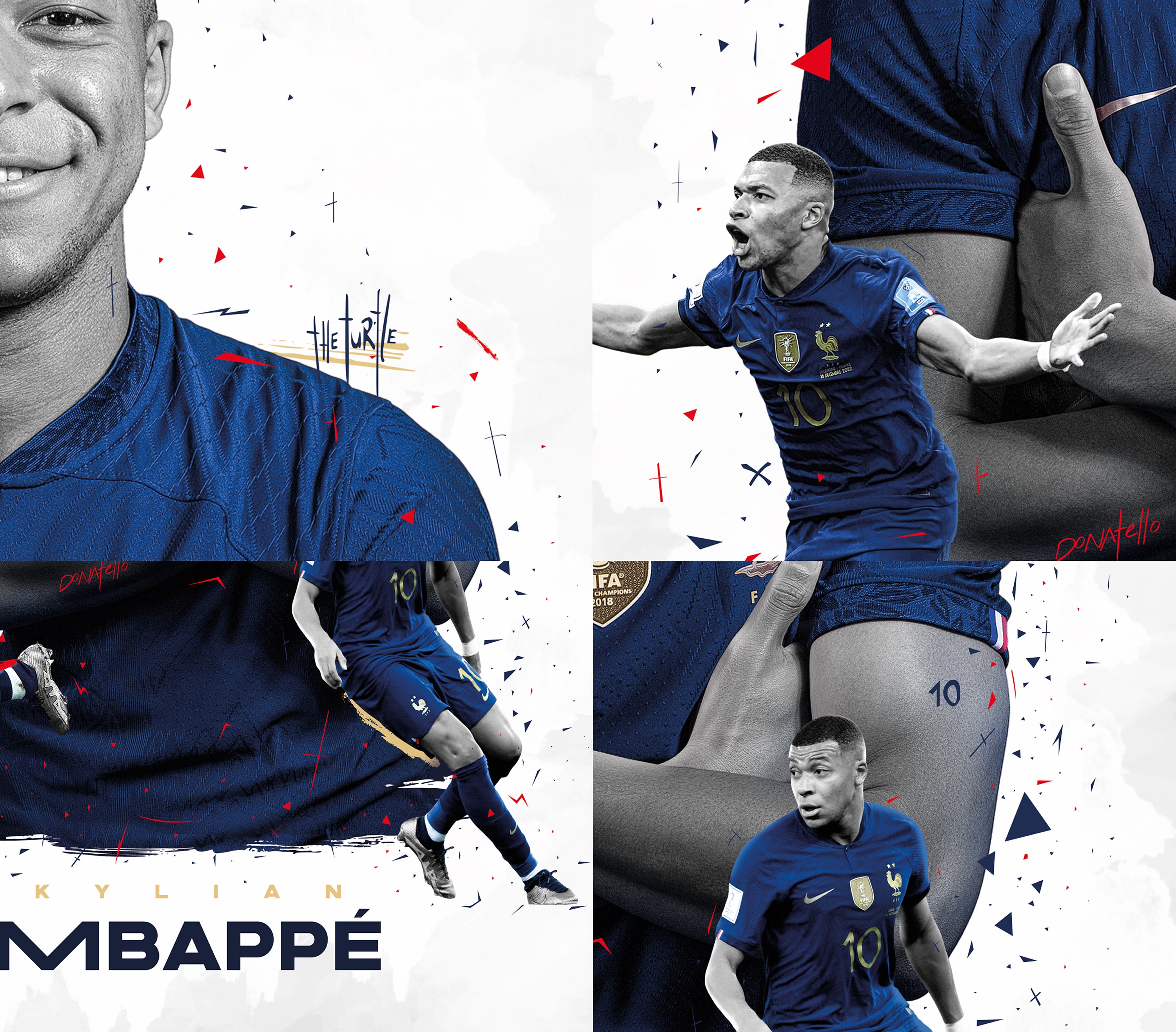 Mbappe Canvas, Kylian Mbappe Poster, World Cup Wall Art, Soccer Player ...