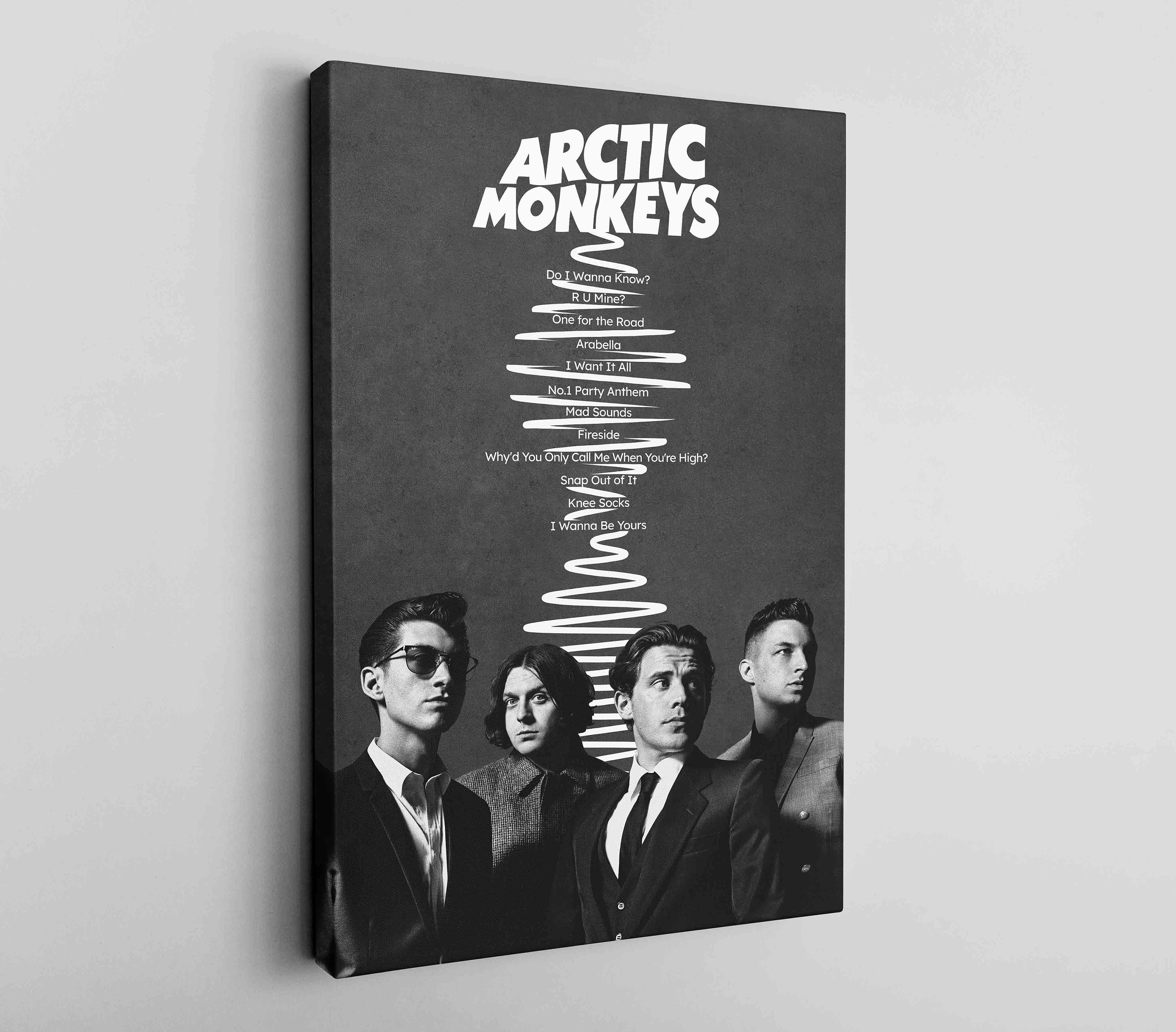Arctic Monkeys Poster, Arctic Monkeys Am Tracklist Poster, Arctic ...