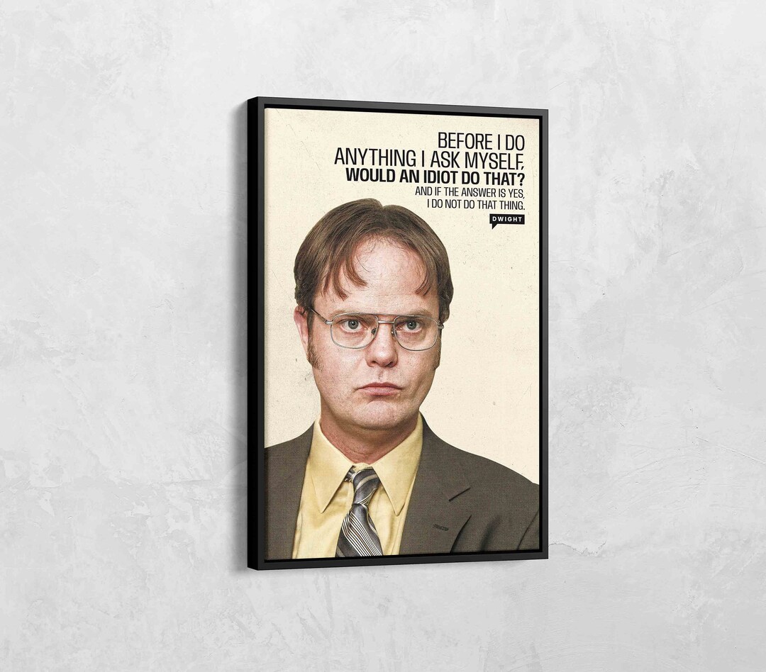 The Office TV Show Quotes Poster Dwight Schrute Office Quote - Etsy
