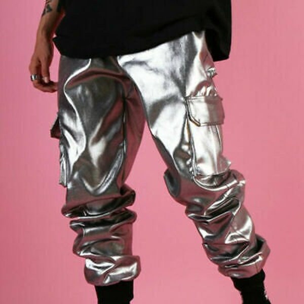 Metallic Pants - Etsy