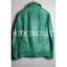 Men's Green Croc Textured Motorcycle Biker Leather Jacket - Etsy