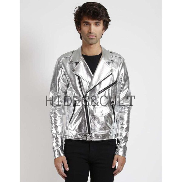 Metallic Bomber Jacket - Etsy