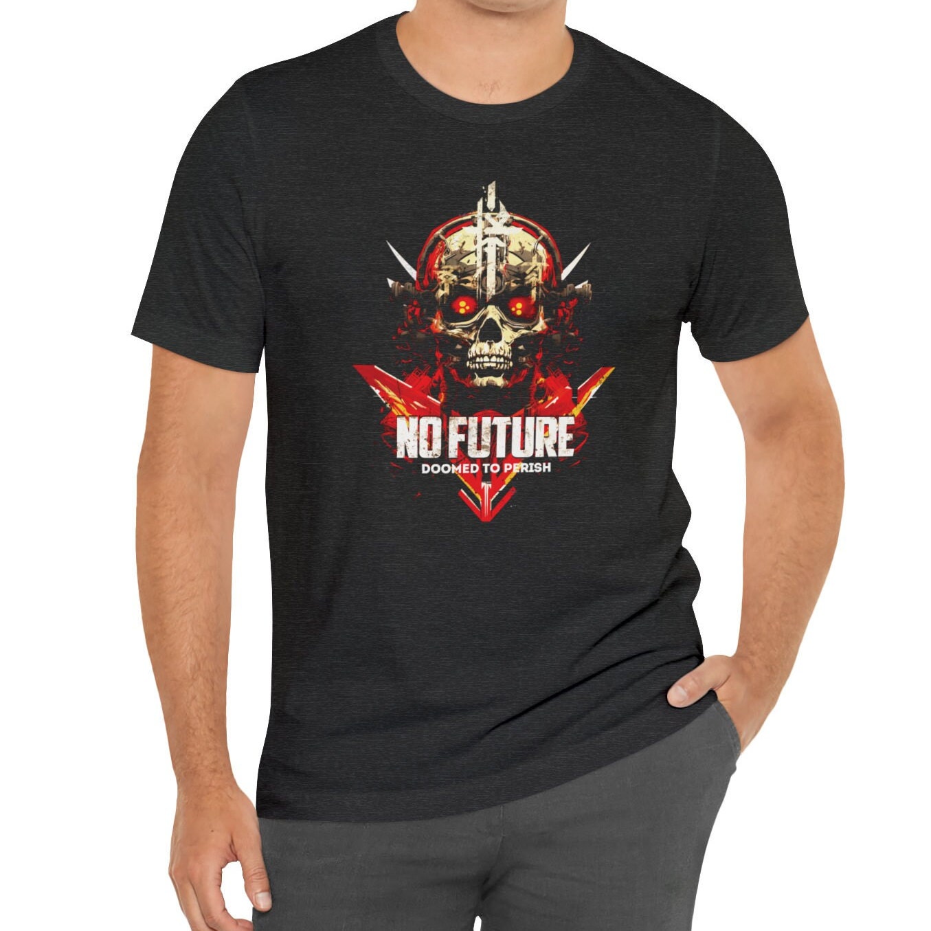 No Future, Cyberpunk, Techwear T-shirt, a Fusion of Futuristic Style ...
