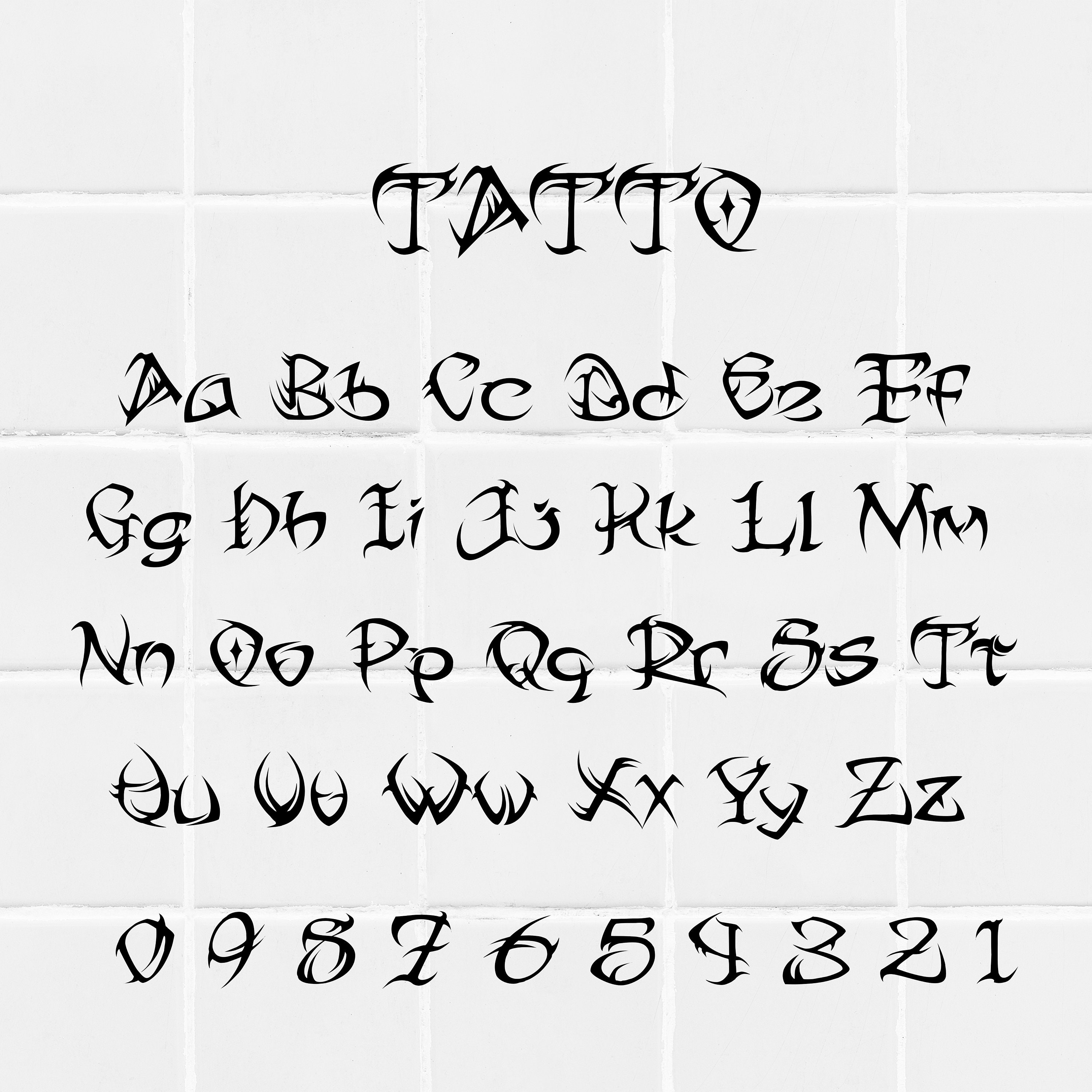 Cursive Writing Tattoos Alphabets