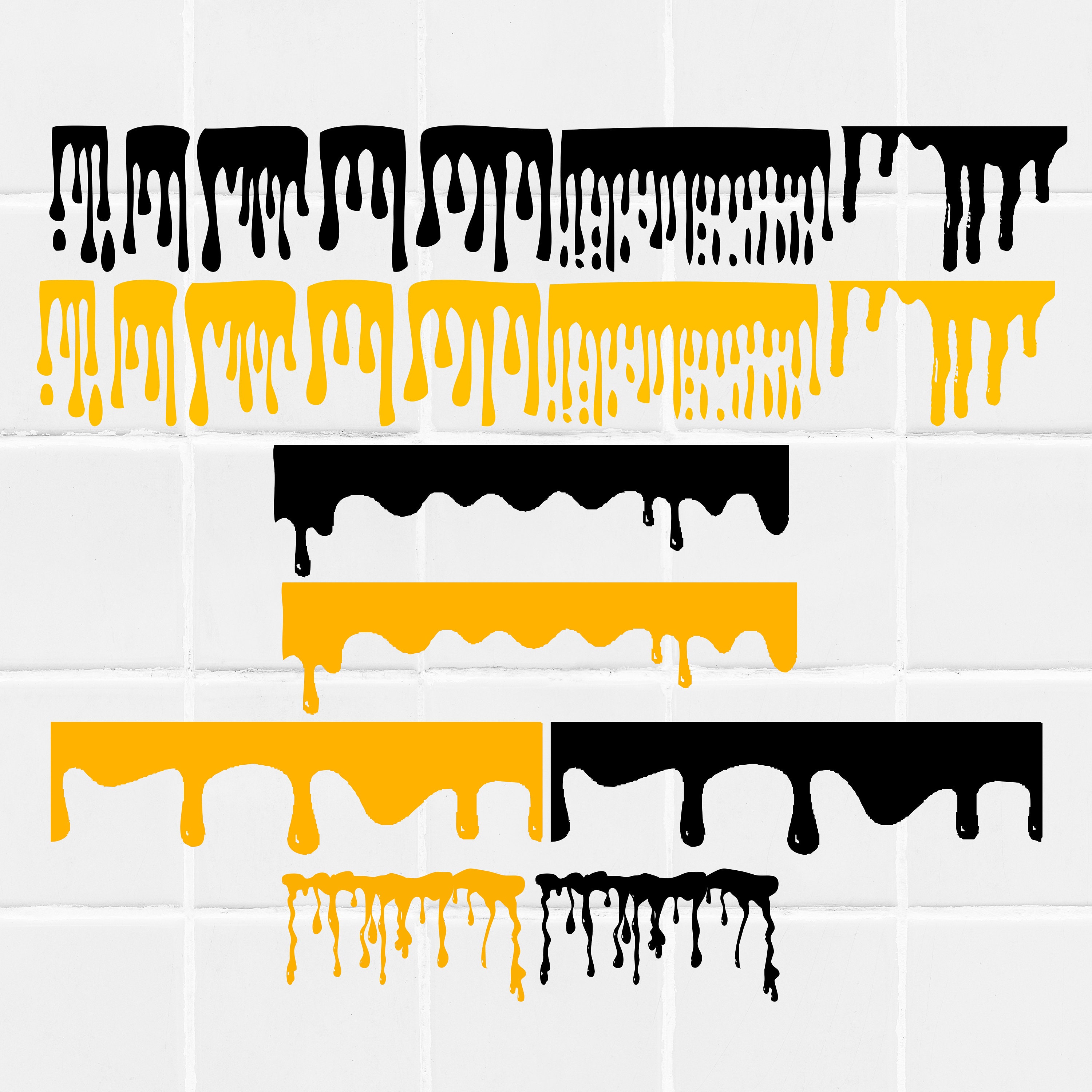 Goteo Svg, miel Svg, chocolate Svg, fusión Svg, bordes de goteo, bordes ...