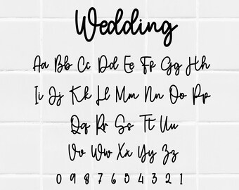 Wedding Font Invite Font Wedding Calligraphy Font Wedding Cursive Font ...