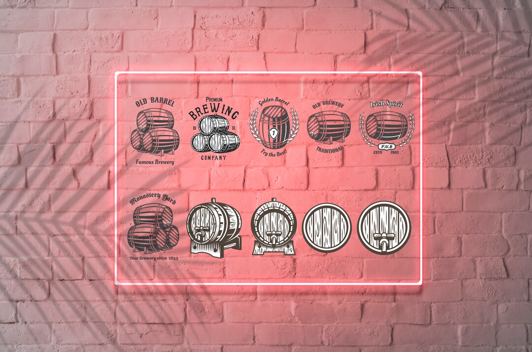 Fass SVG 10 Fass Clipart Holz Fass svg Bier Ked svg Wein - Etsy.de