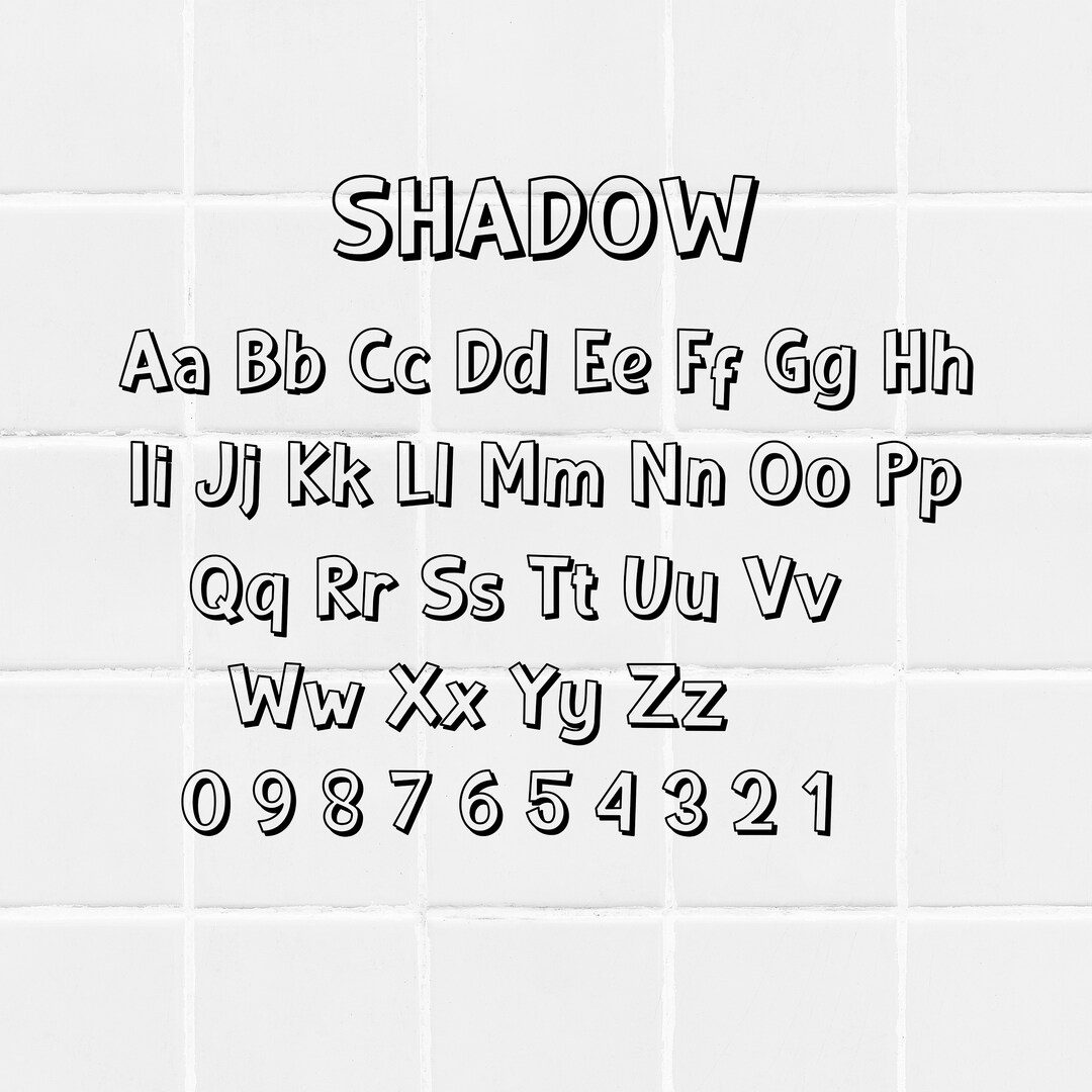 Shadow Font Svg Png Shadow Letters Font Shadow Cursive Font Shadow Font ...