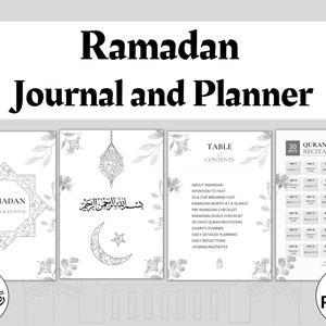 30-day Ramadan Planner, Ramadan Printable Journal and Planner 2024 ...