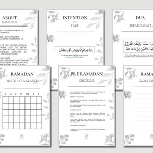 30-day Ramadan Planner, Ramadan Printable Journal and Planner 2024 ...