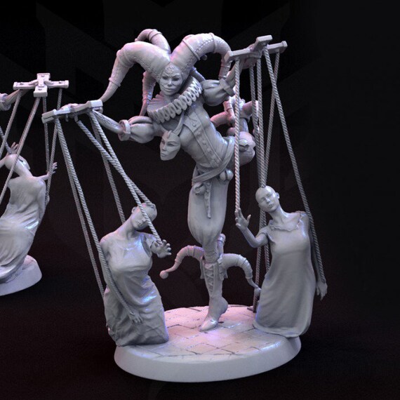 Mini Monster Mayhem Jester multiple Versions miniatures - Etsy
