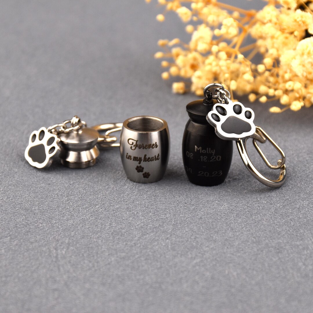 Personalized Mini Urn,pet Urns Keychain for Dogs,personalized Cremation ...