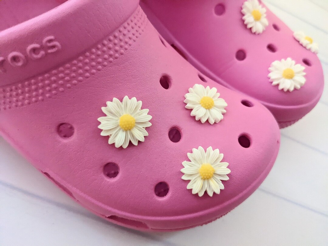 Daisy Flower Croc Charm, Flower Shoe Charm, Christmas Stocking Stuffer ...