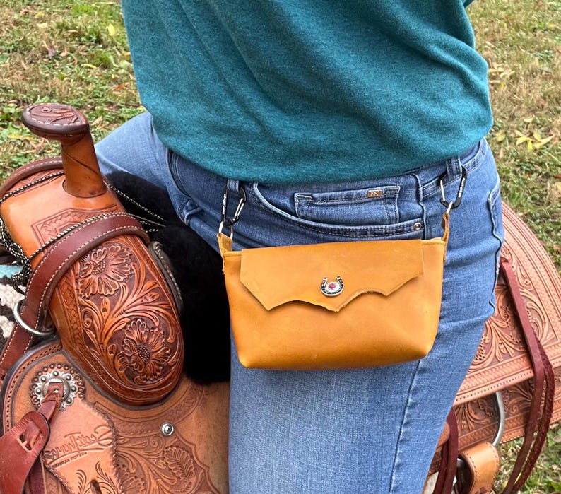 Hip Clip Pouch, Genuine Leather - Etsy