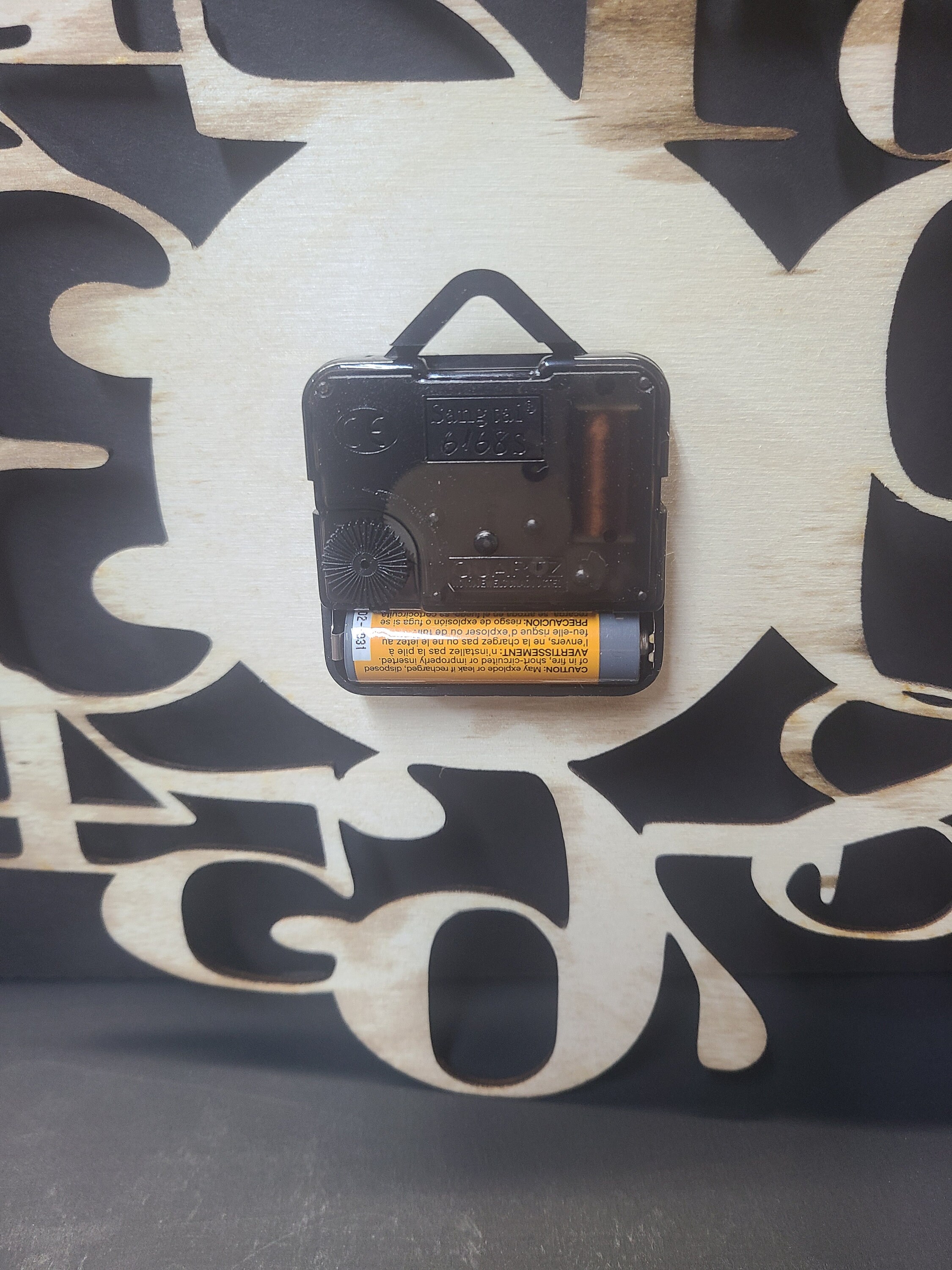 Laser Cut Crazy Numbers Clock Custom Made Hanging Clock - Etsy