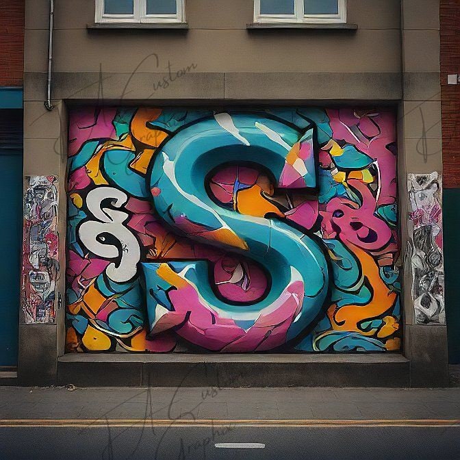 Digital Alphabet Street Graffiti Art Letters A-Z 36 Letters Total PNG ...