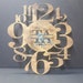 Laser Cut Crazy Numbers Clock Custom Made Hanging Clock - Etsy