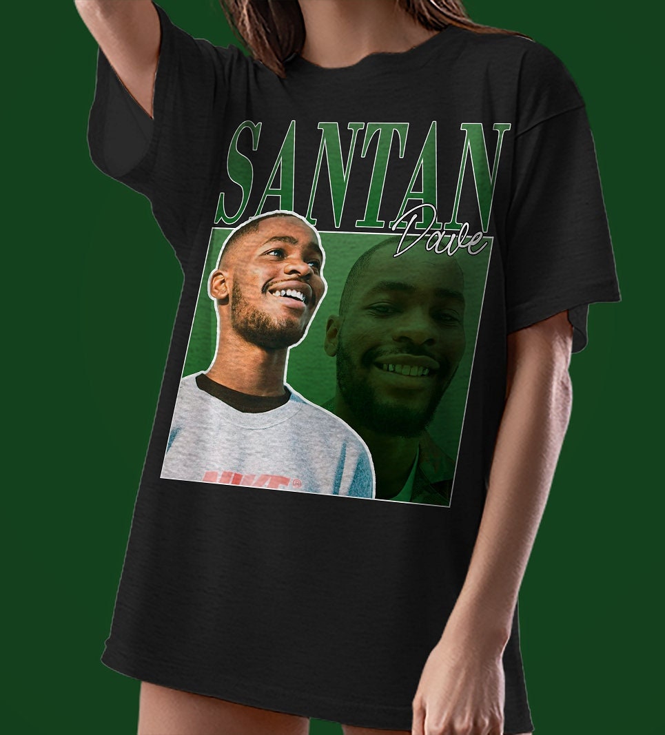 Santan Dave British Rapper Vintage Bootleg Shirt, Santan Dave Merch