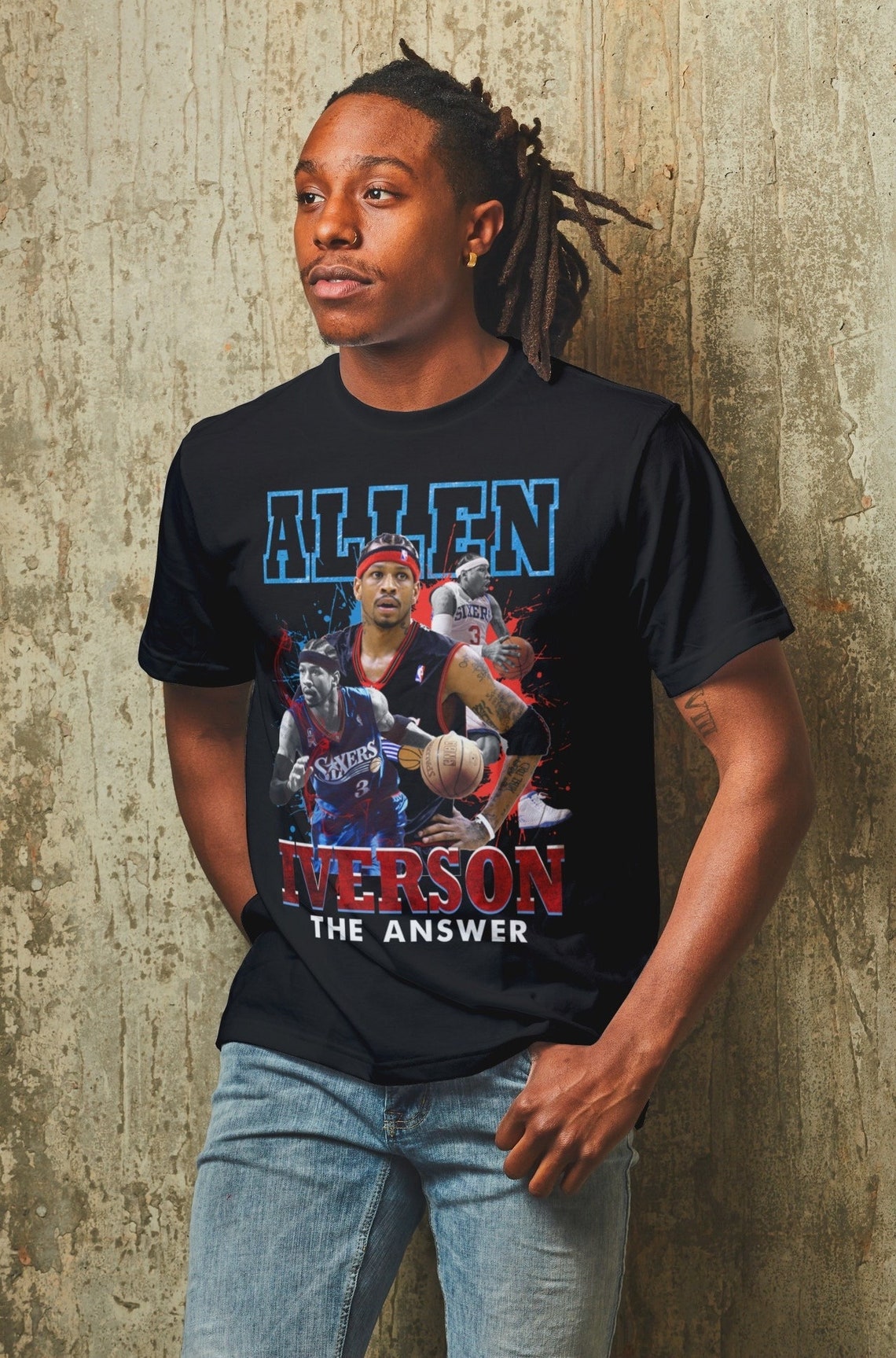 Allen Iverson Shirt A.I Graphic Tee AI Shirt Allen Iverson - Etsy