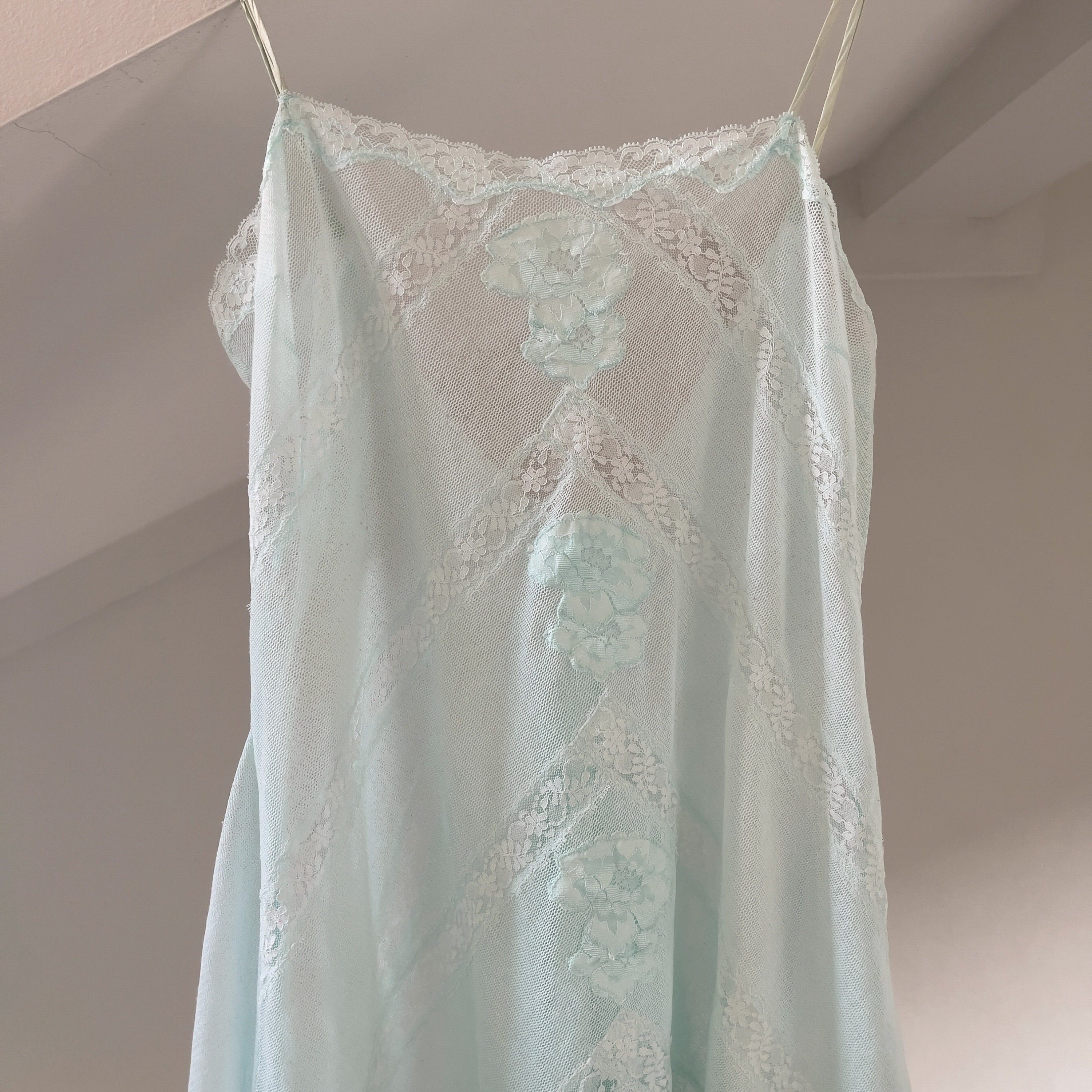 So Cute VS Blue Mesh Sheer Mini Dress small - Etsy