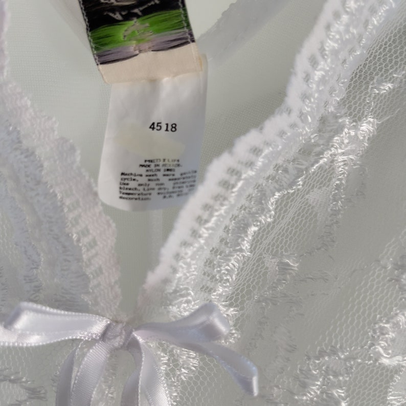 Vintage Romantic White Lace Sheer Mini Dress/top XS-M - Etsy