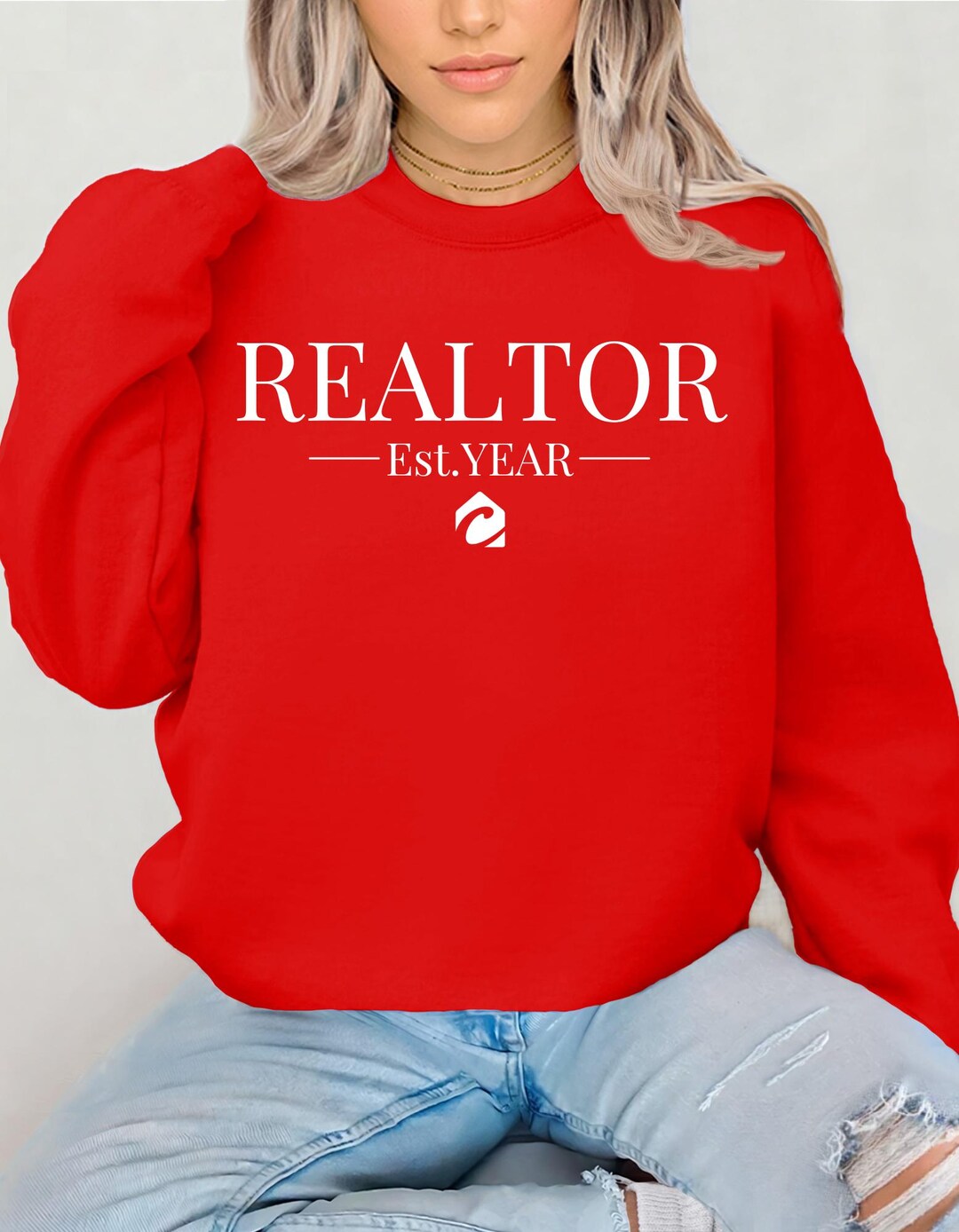 Personalized Real Estate Agent Sweatshirt, Realtor Sweatshirt, Real ...
