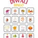 Diwali Printable Games, Diwali Printable Bingo Printable Diwali Bingo ...