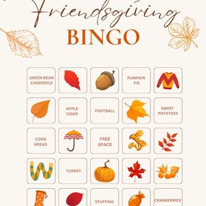 Thanksgiving Printable Games, Thanksgiving Printable Bingo Printable ...