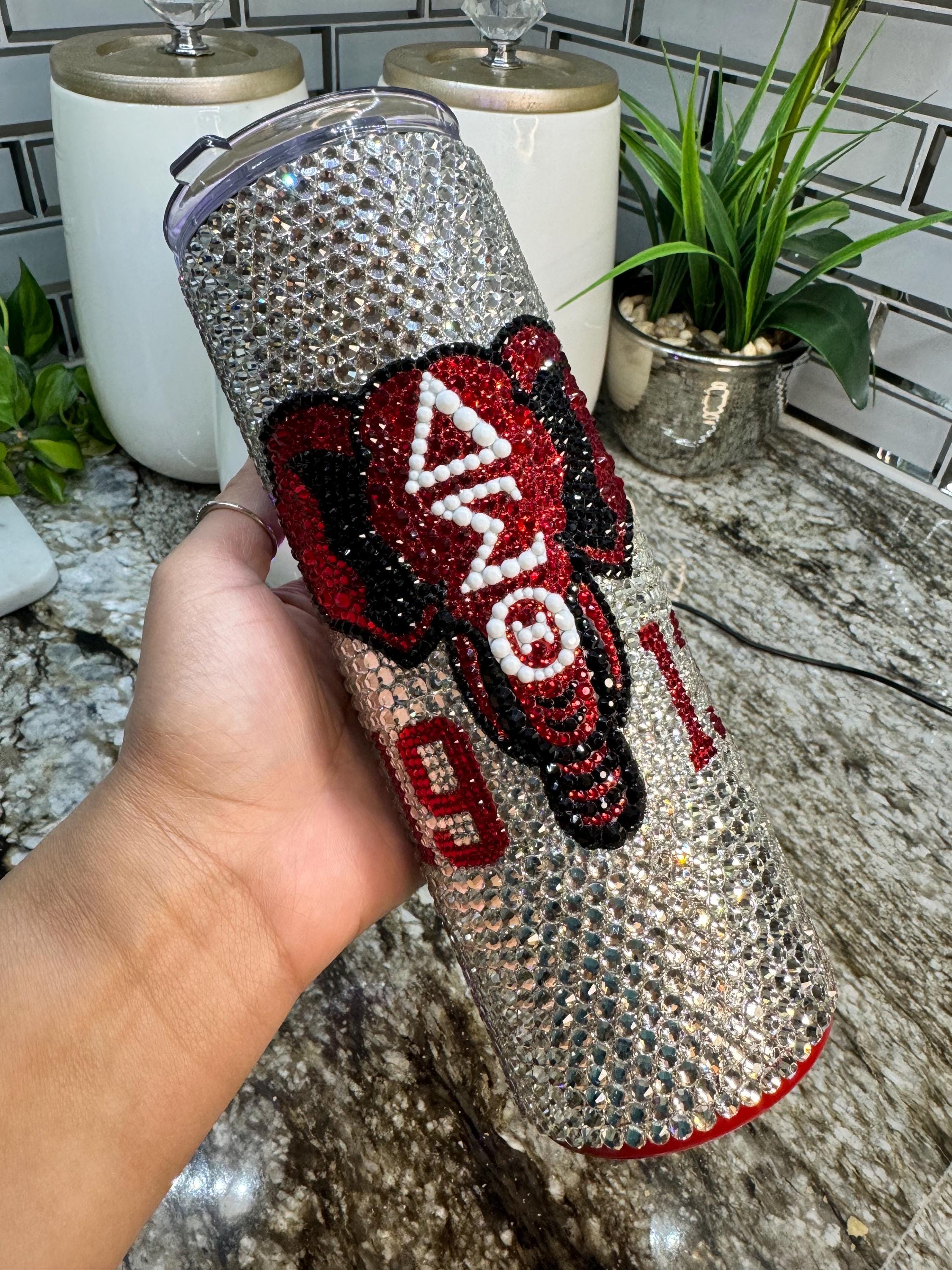 Personalized Delta Sigma Theta Bling Tumbler-dst-custom Rhinestone ...