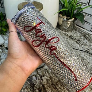 Personalized Delta Sigma Theta Bling Tumbler-dst-custom Rhinestone ...