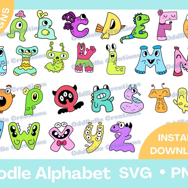 Quirky Letters - Etsy