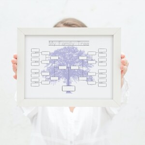 My Family Tree Template - Etsy