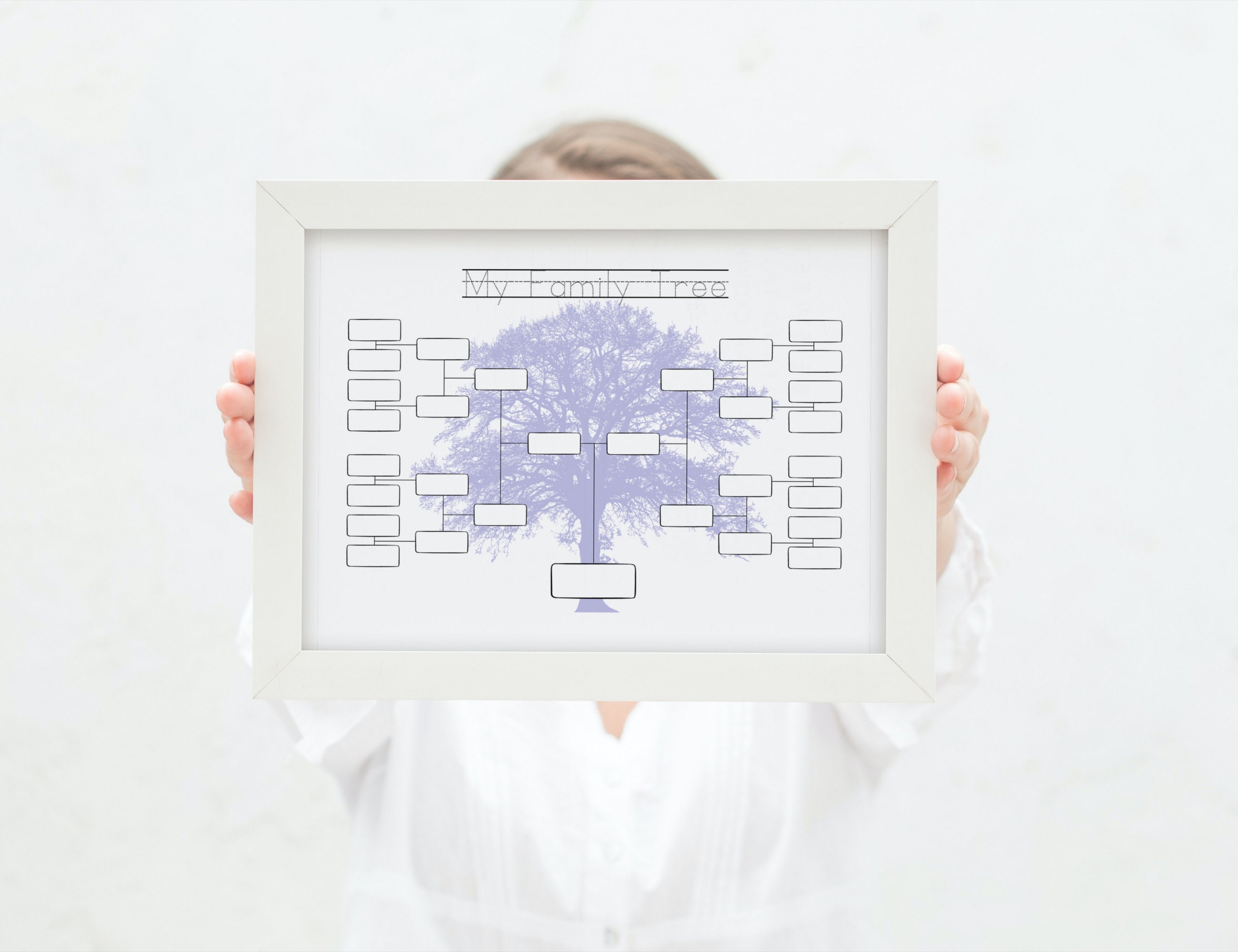 My Family Tree Template - Etsy