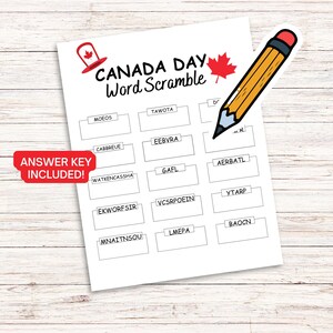 Canada Day Games & Activities: Printable Kids' Pack (PDF Download) - Etsy