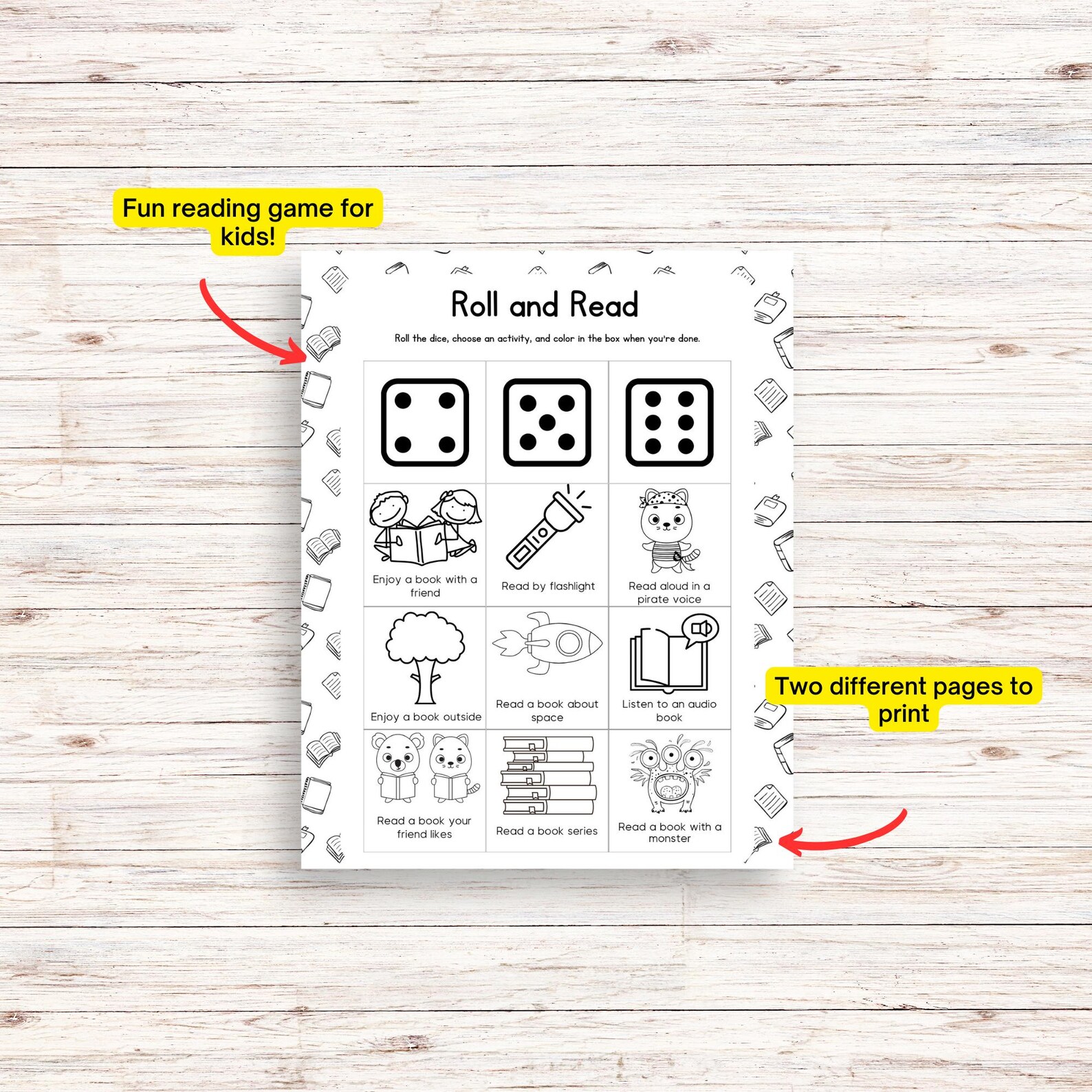 World Book Day Printable Activity Pack | Celebrate Books & Reading - Etsy