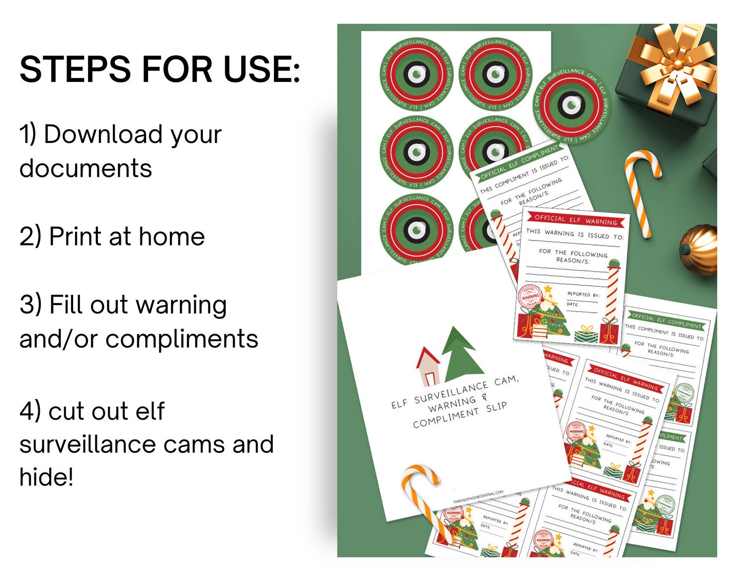 Elf Cam Printable and Letter Pack - Etsy