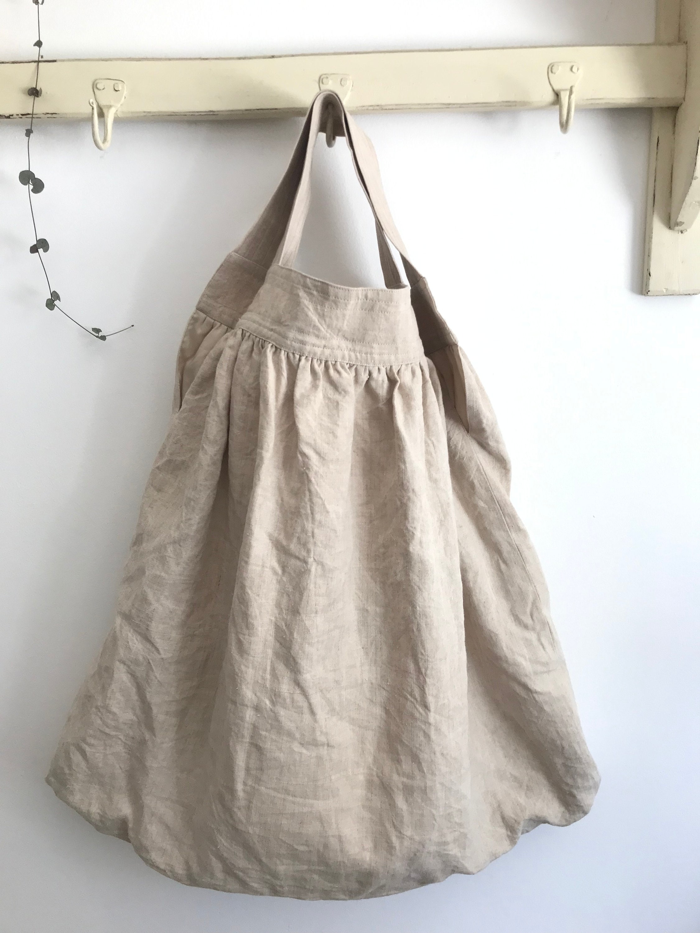 Khaki Linen Bag - Etsy