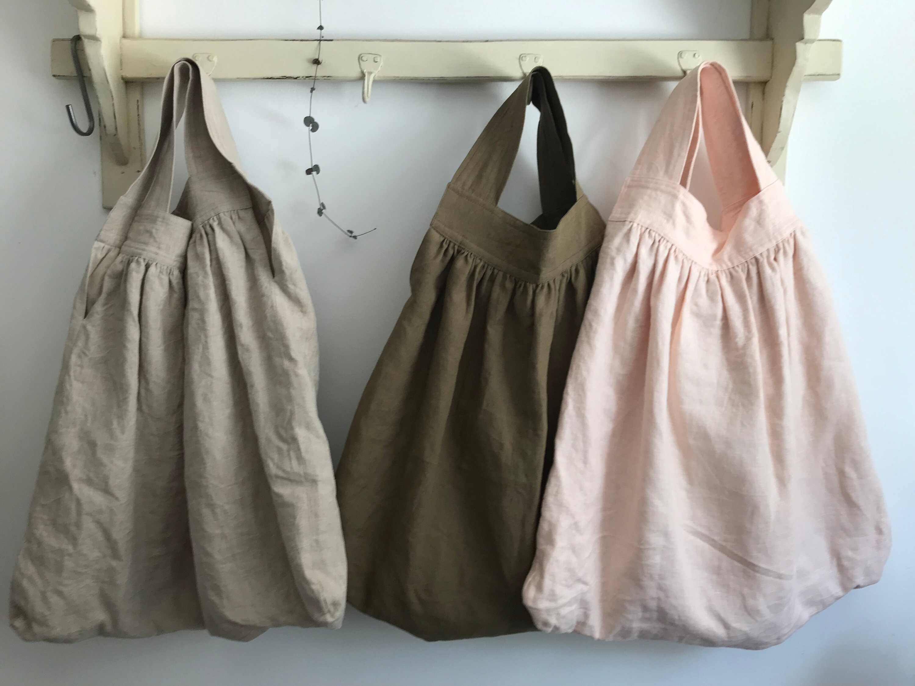 Khaki Linen Bag - Etsy