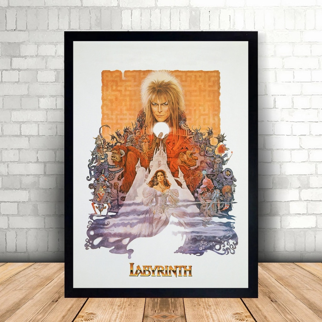 Labyrinth Movie Poster, Wall Art, Canvas Print, Room Decor, Home Decor ...