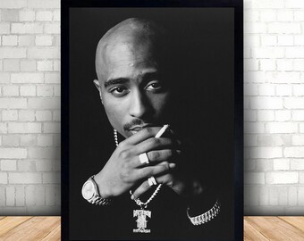 Tupac Middle Finger Poster