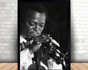 Miles Davis Art Poster - Etsy