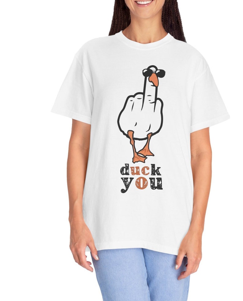 Duck You' Printable Duck Hand Gesture Art With Humor SVG PNG Files for ...