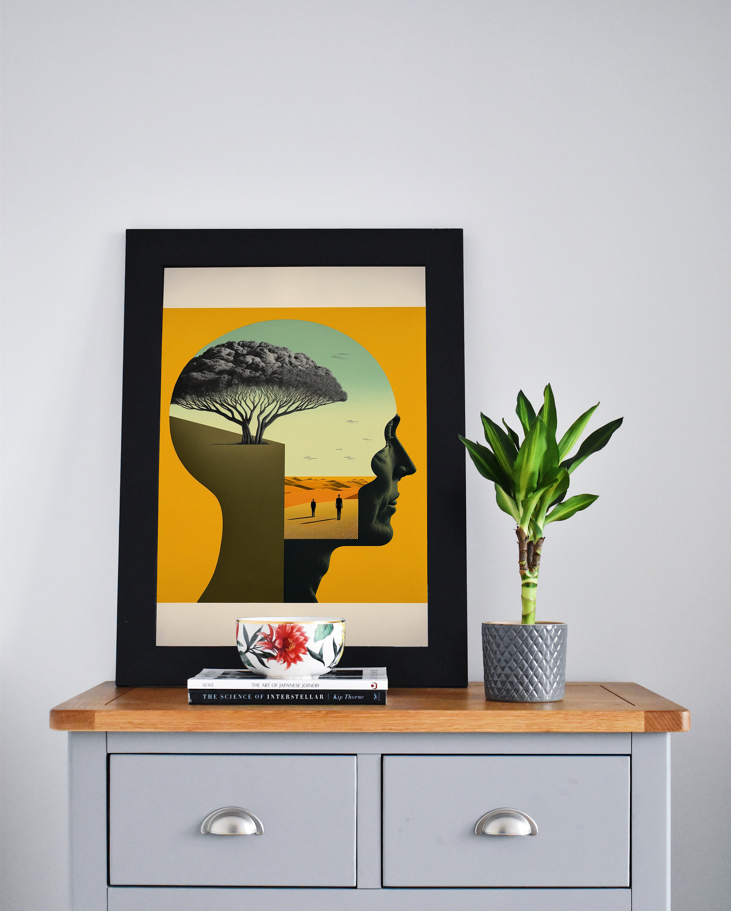 Surreal Escapism Printable Art Retro Poster - Vintage Wall Art ...