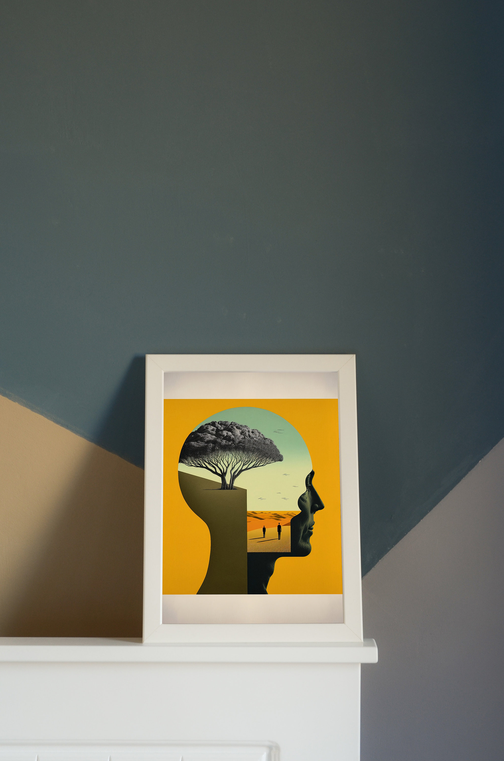 Surreal Escapism Printable Art Retro Poster - Vintage Wall Art ...