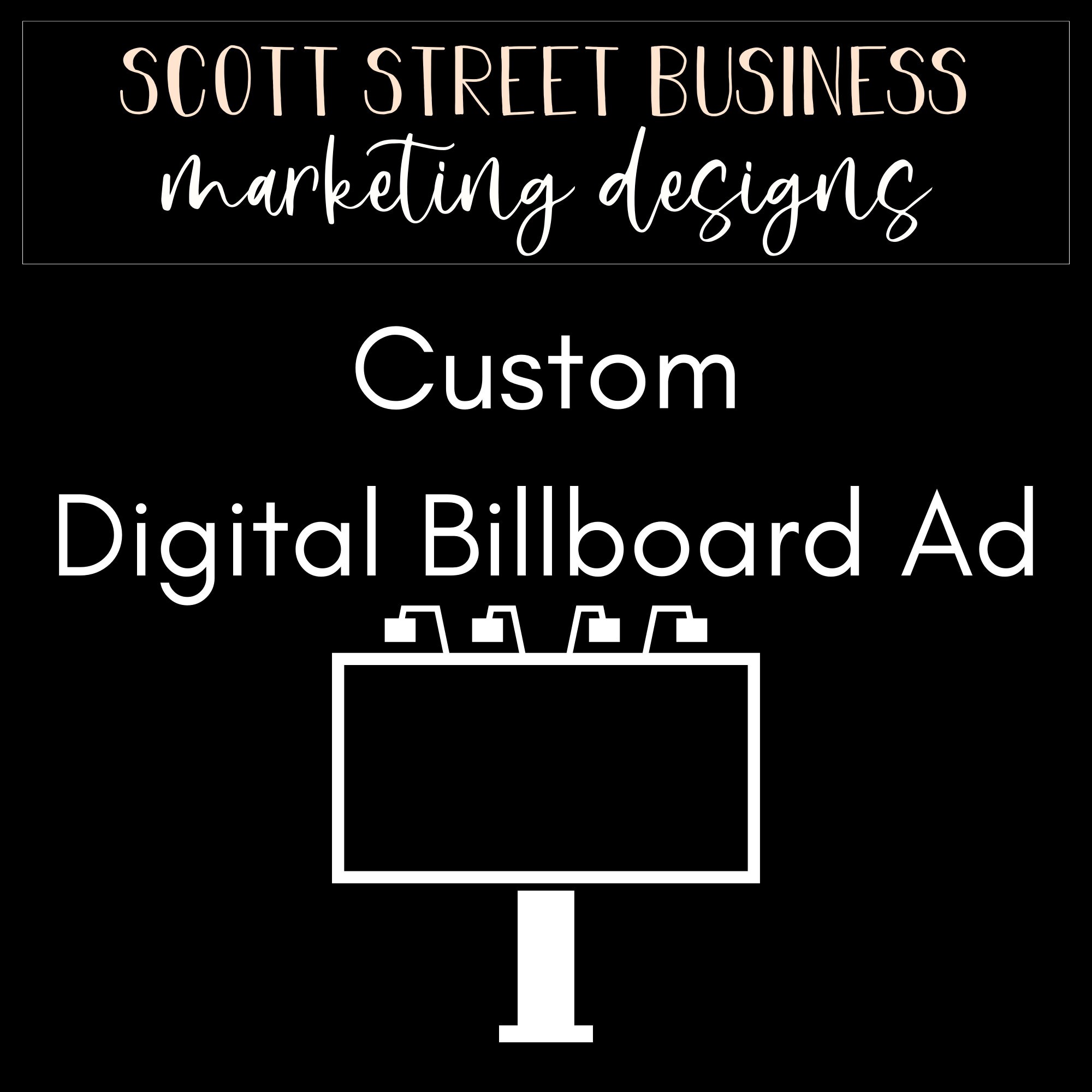 Custom Billboard Ad Digital Billboard Ad Realtor Ad - Etsy